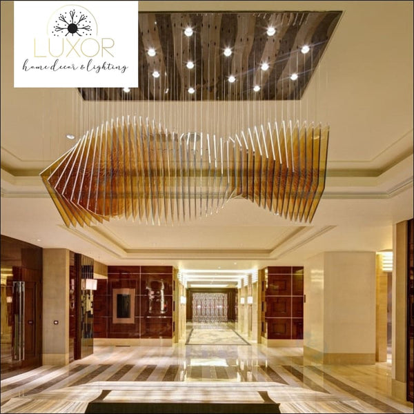 Glamorous Cascade Custom Chandelier | Luxor Home Decor & Lighting