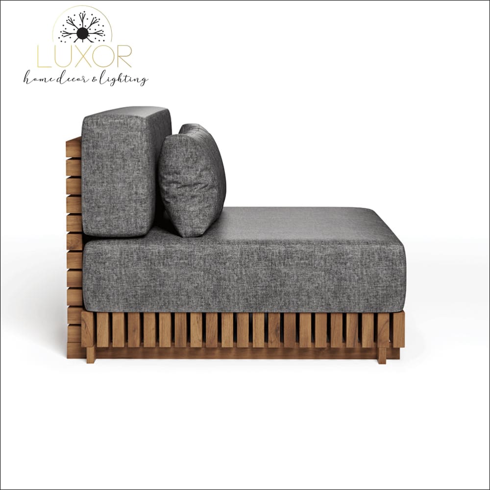 The Falls Luxury 9 Piece Teak Modular Patio Set | Luxor Home Decor ...